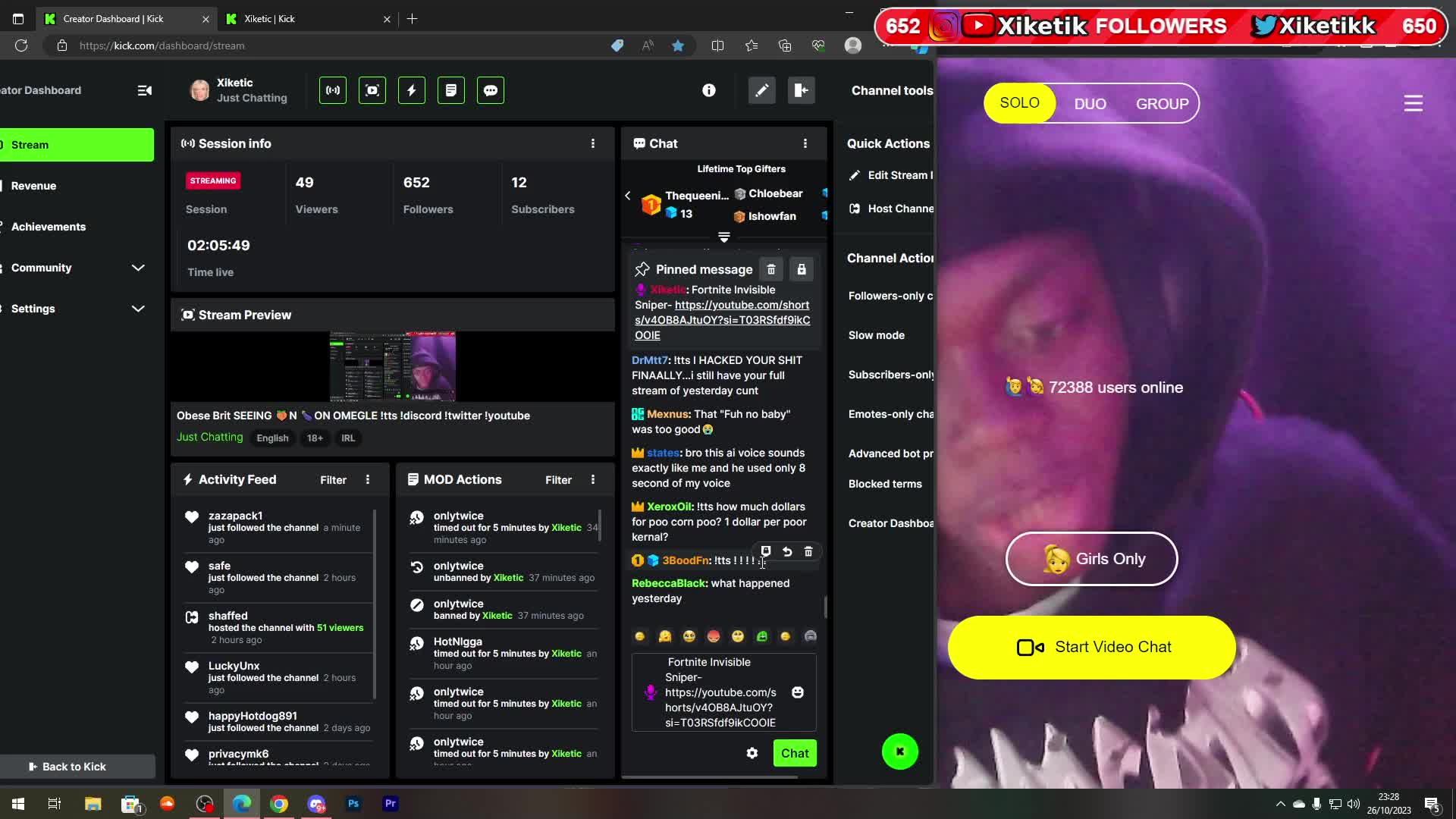 KickBot: Customizable Chat Bot for Kick