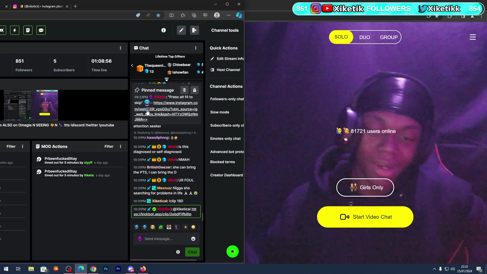 KickBot: Customizable Chat Bot for Kick