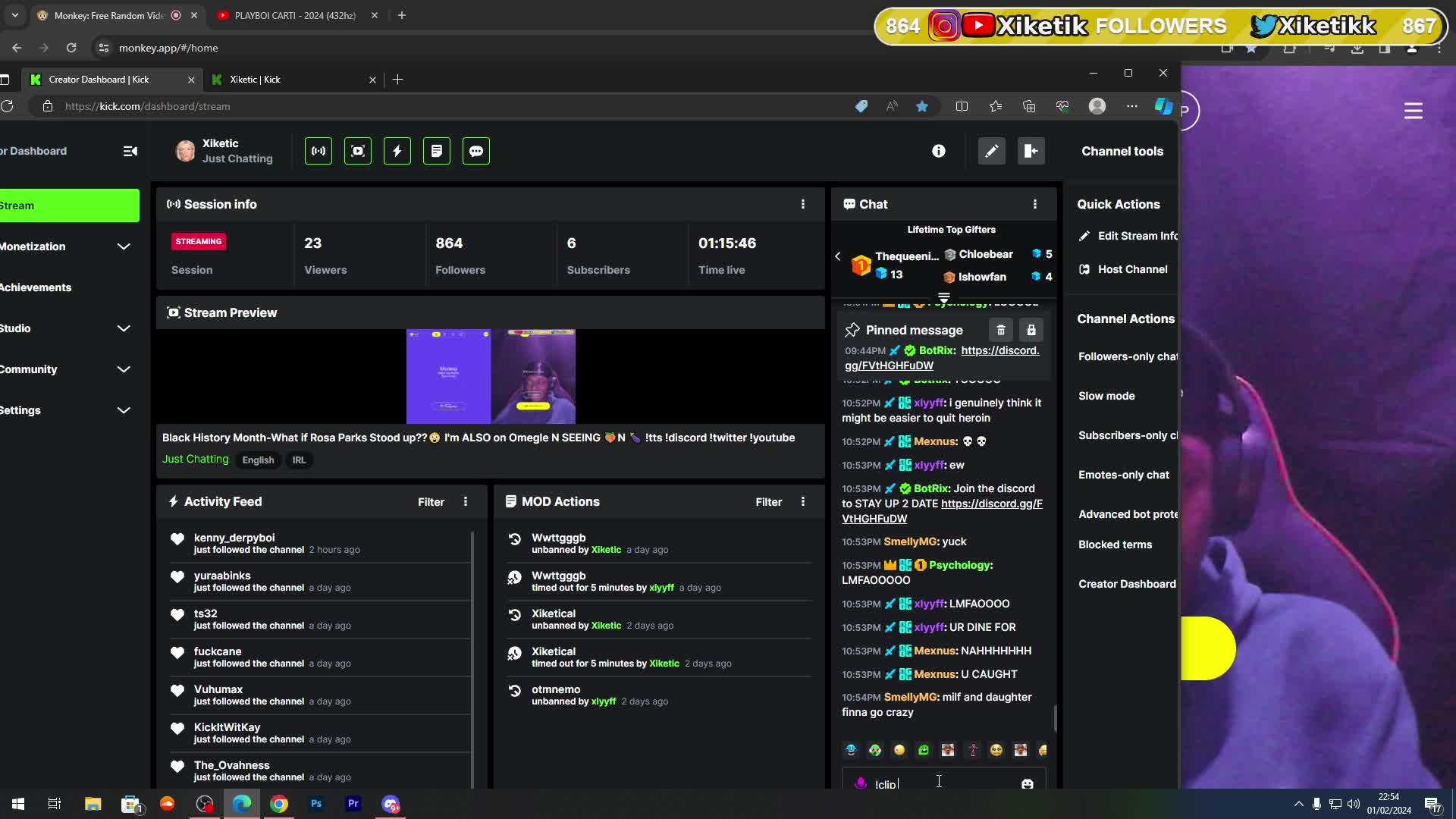 KickBot: Customizable Chat Bot for Kick